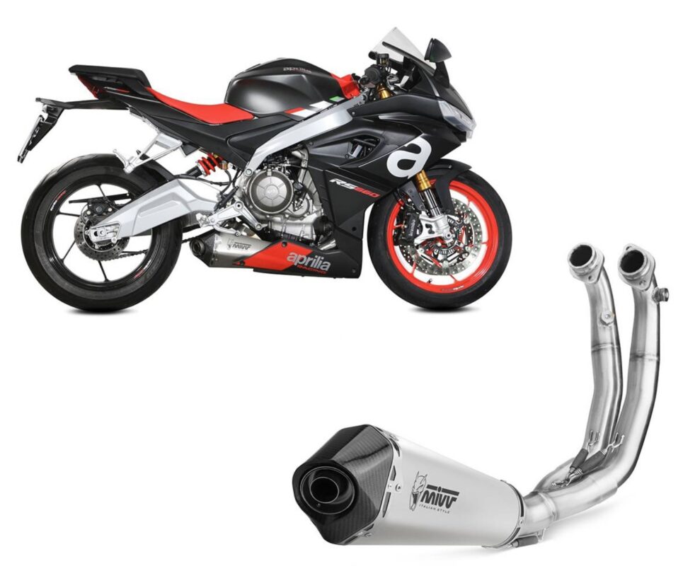 Mivv Delta Race Steel Exhaust Full System Aprilia RS 660 - Lanesplit